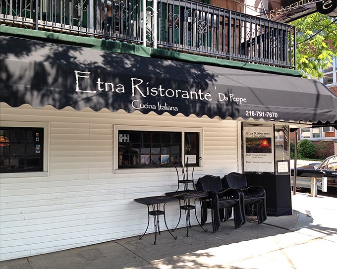 Sidewalk seating for those perfect Cleveland summer evenings when dining al fresco feels like the only reasonable option.