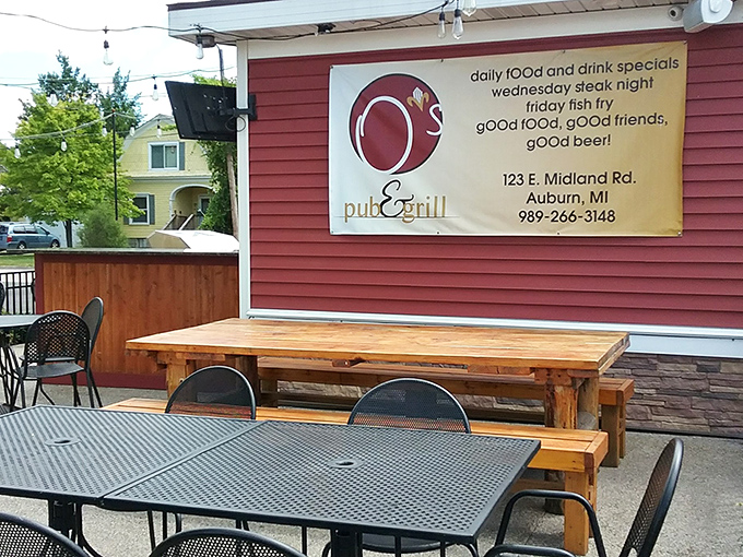 Outdoor seating for those perfect Michigan summer days when eating a burger indoors feels like a crime against nature.