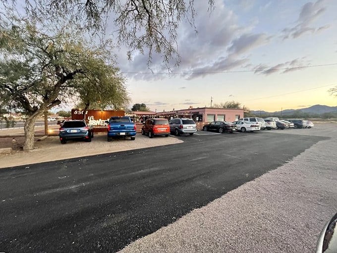 As the desert sun sets, Li'l Abner's parking lot fills with cars&mdash;pilgrims who've come to worship at the altar of mesquite-grilled perfection.
