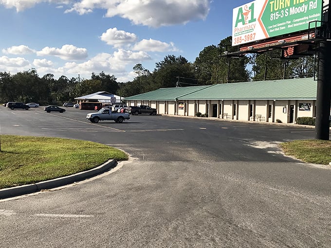 Even Palatka's strip malls maintain a certain small-town dignity, with parking lots rarely full enough to cause anything resembling big-city stress.