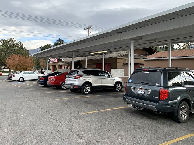 The parking spots at Woody's aren't just places to leave your car &ndash; they're the starting line for your taste bud adventure.