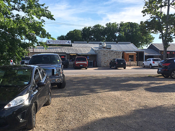 A packed parking lot in rural Texas tells you everything you need to know: locals don't keep secrets when the steaks are this good.