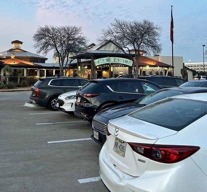 A packed parking lot at dinner time tells you everything you need to know about this place's popularity.