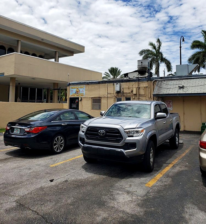The parking lot &ndash; where anticipation begins and satisfied customers return to their vehicles with that distinctive "I need a nap" waddle.