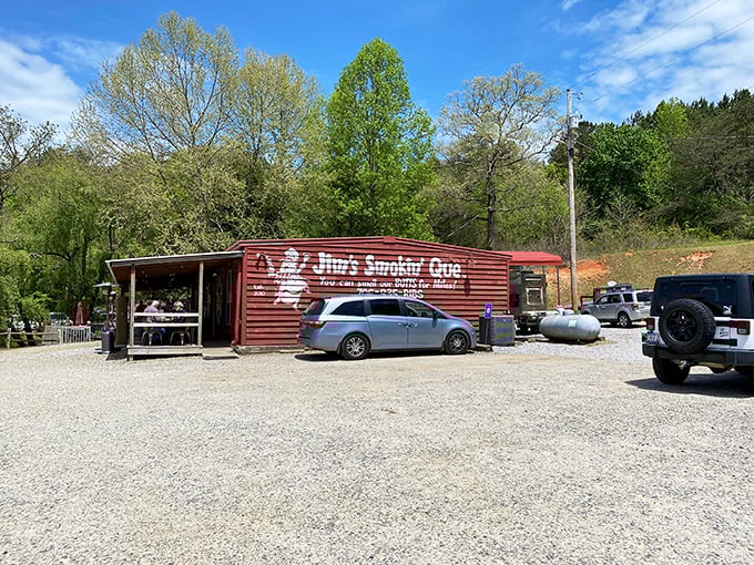 Don't let the humble exterior fool you – those cars in the parking lot belong to people making very good life decisions right now.