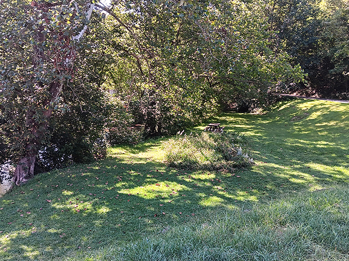 The surrounding grounds provide the perfect spot for contemplation, picnics, or simply soaking in the kind of peace you can't find on Instagram.