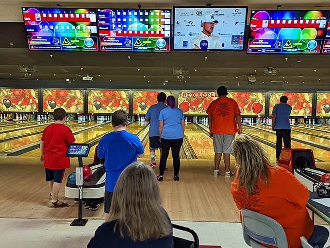 Red Apple Bowling Center proves some pleasures never go out of style&mdash;the satisfying crack of pins falling remains universally therapeutic.