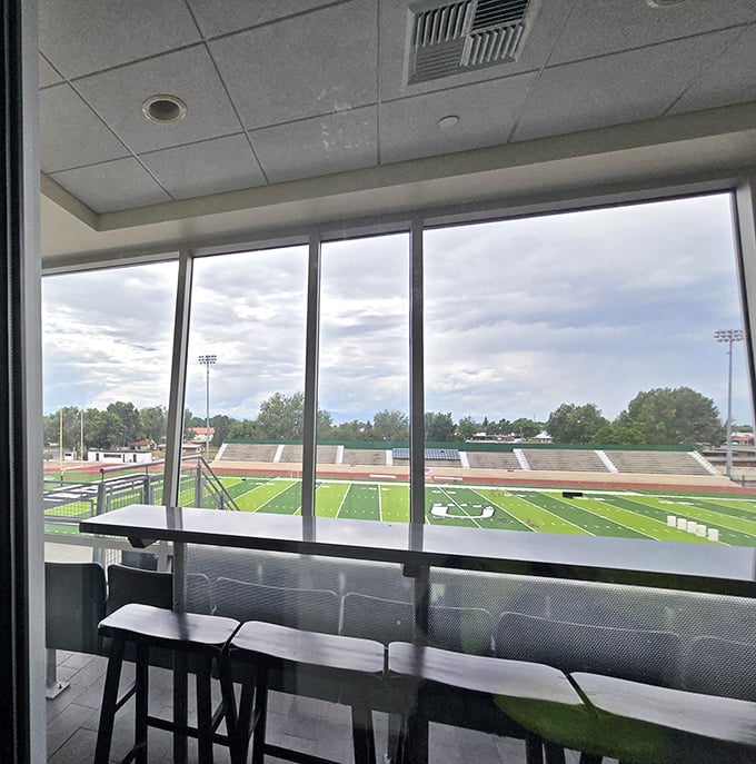 Adams State's stadium offers small-town sports with big-time heart. Where everyone knows the players' names and cheers as if they're watching the Super Bowl.