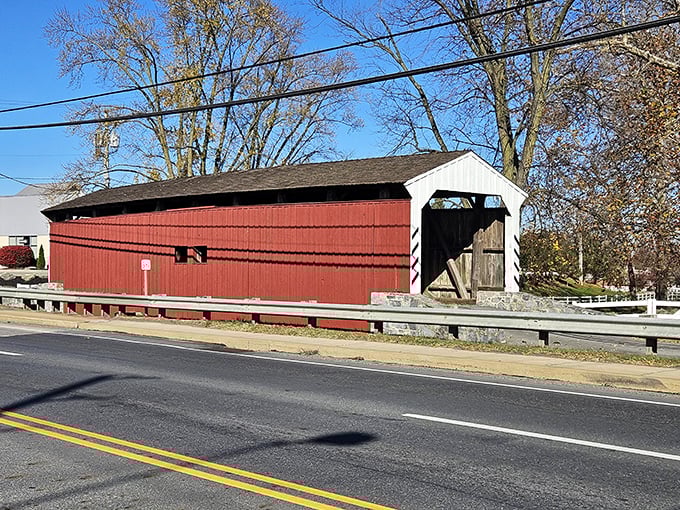 From the roadside, it's a splash of history amid modern life. Some landmarks refuse to be rushed, standing proudly as centuries roll by.