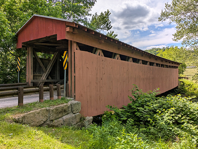 The bridge's elegant profile reveals the thoughtful craftsmanship of 19th-century builders who created beauty alongside function&mdash;a lesson for our hurried times.