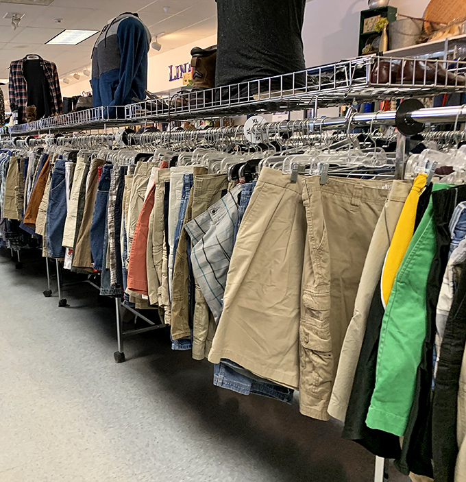 Shorts and casual wear waiting for those six glorious weeks when North Dakota remembers what summer feels like. 