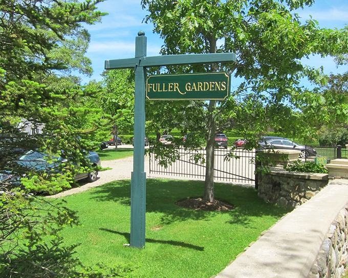 Fuller Gardens announces itself with understated elegance &ndash; no neon signs needed when you've got this much class.