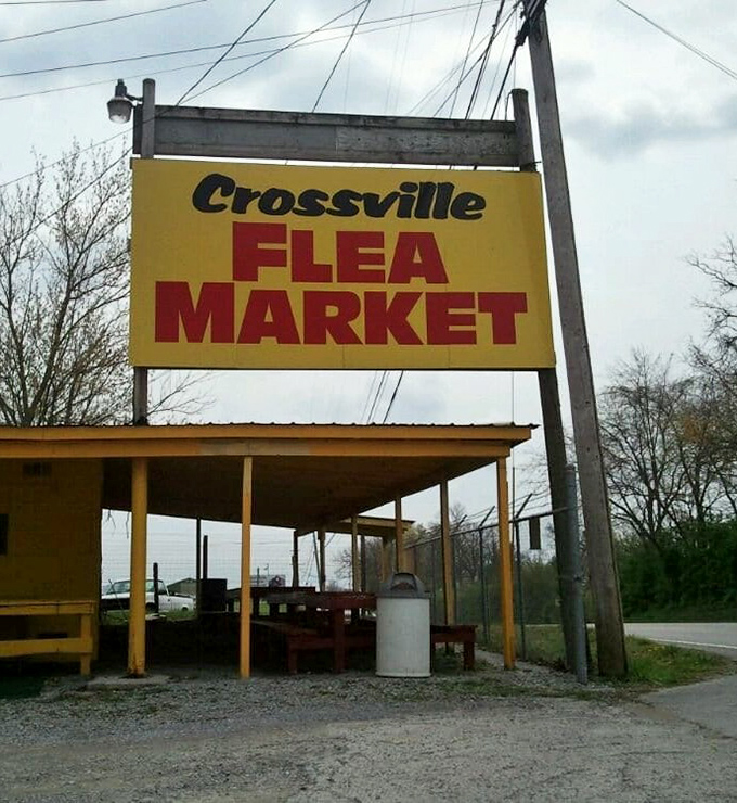 The iconic yellow sign that's guided bargain hunters for generations. Like a beacon of thrifty hope on the Cumberland Plateau.