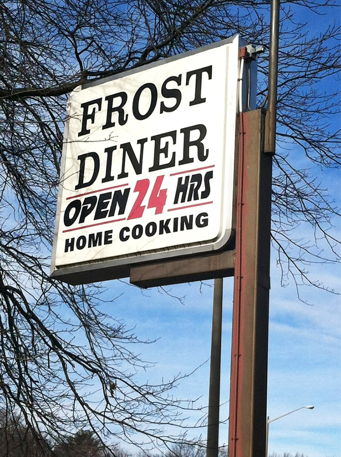 "Open 24 HRS Home Cooking" &ndash; four words that have saved more mornings than alarm clocks ever could.
