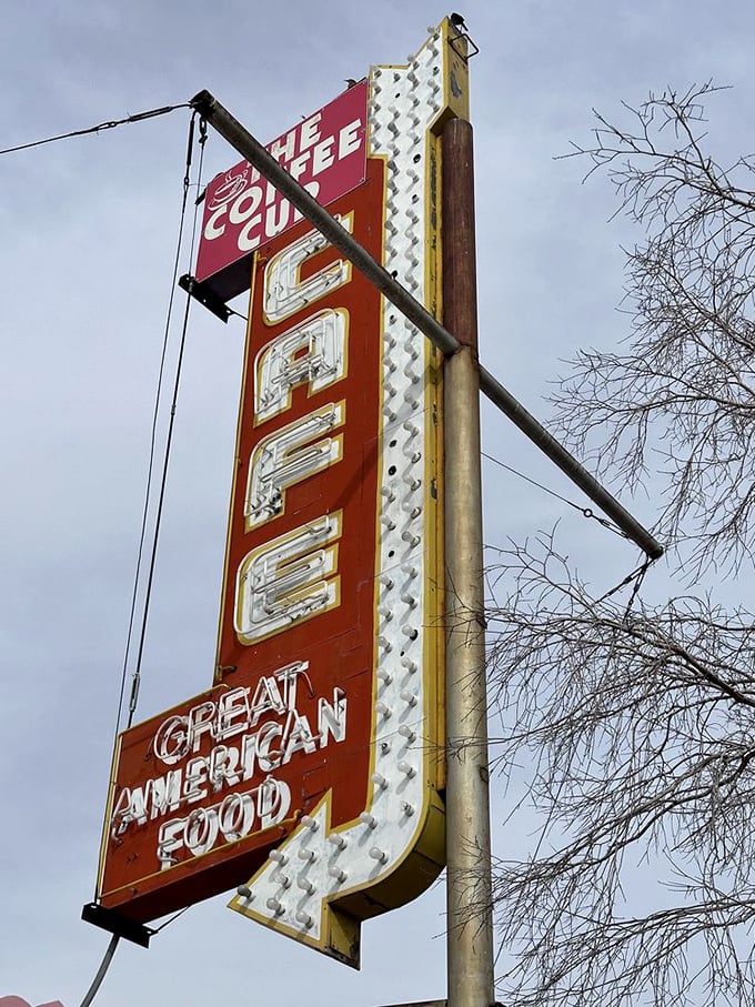 That classic neon sign has guided hungry travelers for generations &ndash; a beacon of breakfast hope on Nevada's horizon.
