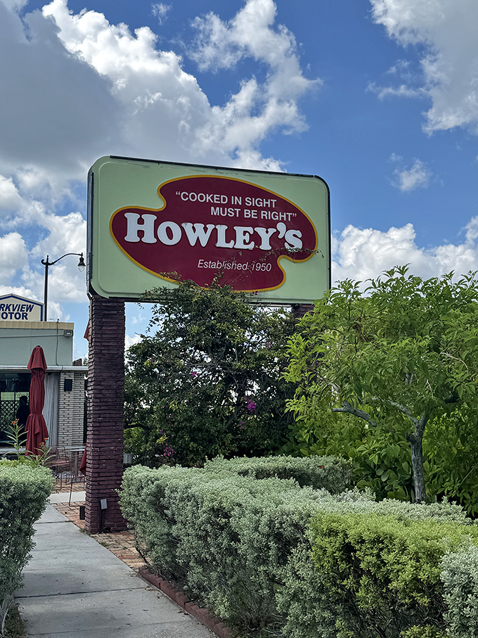 "Cooked in sight must be right"&mdash;a diner philosophy that's less a slogan and more a solemn oath to transparency and quality.