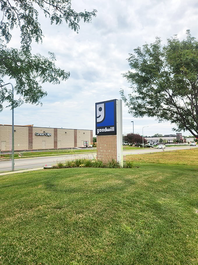 The smiling Goodwill logo welcomes conscious consumers &ndash; where shopping and community support blend into one satisfying experience.