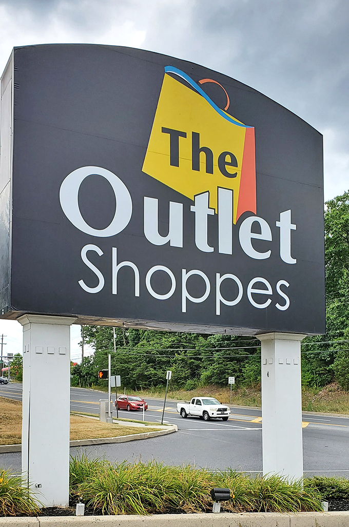 The beacon of bargain hope rises above Gettysburg, promising retail therapy that won't require actual therapy for your credit card afterward.