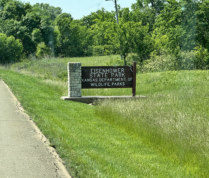 Welcome sign standing proud &ndash; your official invitation to leave the chaos behind and find your happy place.