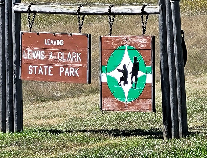 The exit sign that always makes you a little sad to leave. Like saying goodbye after a perfect first date with Mother Nature.
