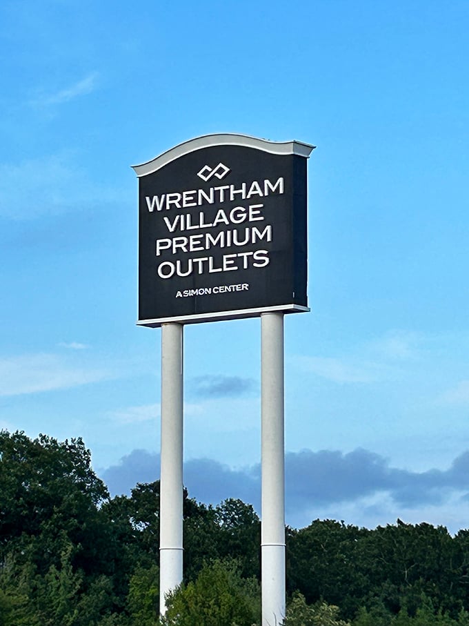 The sign that signals you've arrived at retail nirvana &ndash; abandon hope, all ye credit cards.