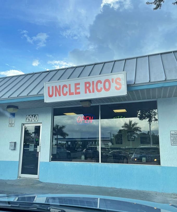 That sign against the Florida sky isn't just advertising &ndash; it's a promise that what awaits inside is worth pulling off the road for.