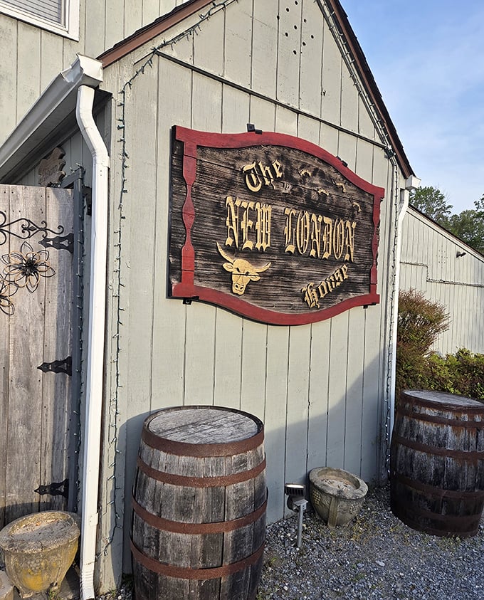 The signage tells you exactly what you're getting: honest-to-goodness steakhouse fare without the pretension or inflated prices.