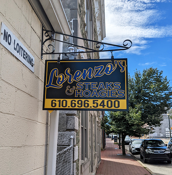 The sign that beckons sandwich lovers like a lighthouse guiding hungry ships to safe, delicious harbor.
