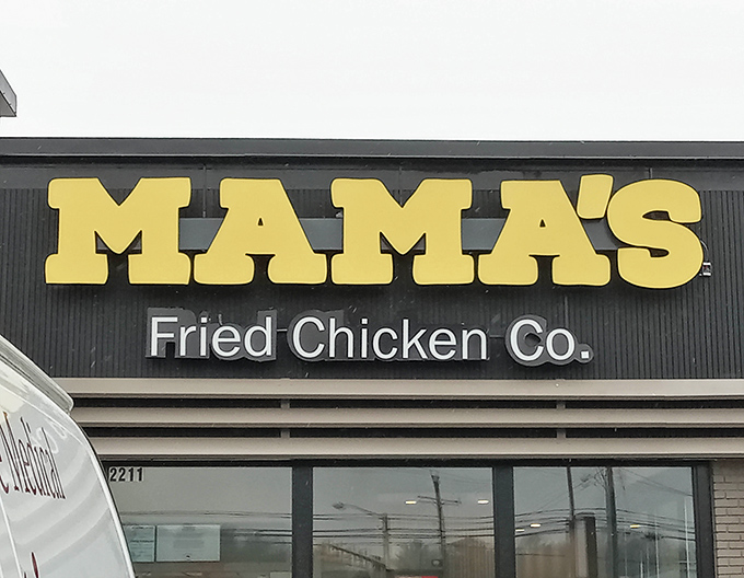 Those bold yellow letters aren't just a sign &ndash; they're a promise of Southern comfort that's about to rock your taste buds.