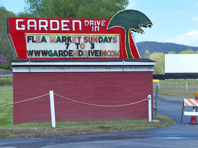 That palm tree on the sign might be aspirational in Pennsylvania, but the escape it promises is absolutely real.