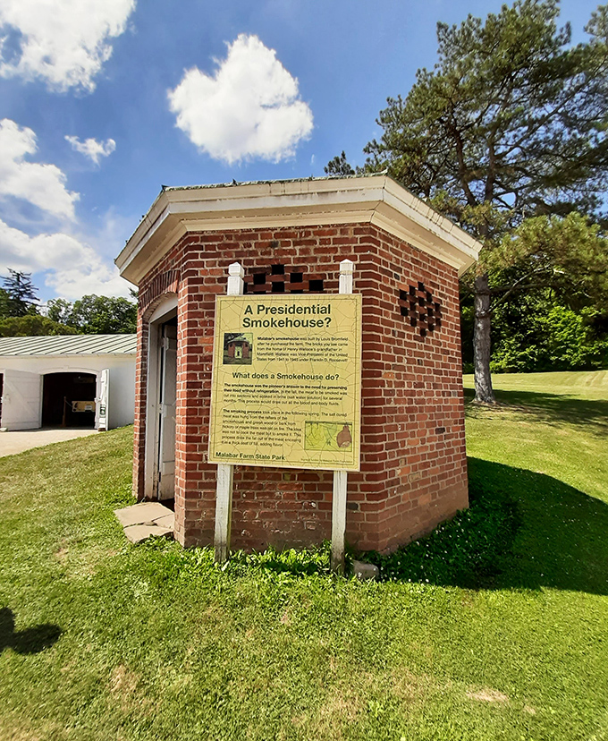 The Presidential Smokehouse proves that even our nation's leaders appreciated the fine art of preserving meat. Democracy tastes delicious.