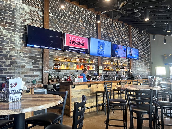 Sporty's Bar blends rustic charm with modern amenities, where locals gather without emptying their retirement accounts.