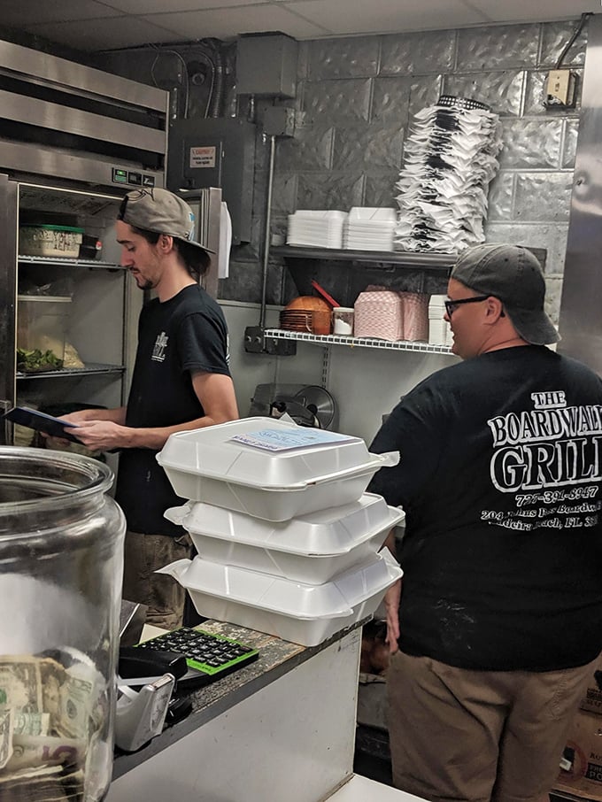 Behind the scenes, the staff works with the precision of orchestra members, each playing their part in the symphony of seafood.
