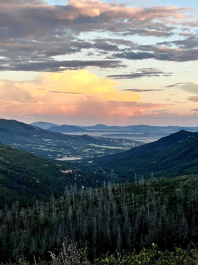 As day bids farewell, the canyon exhales in pastel hues. Sunsets here don't end the day&mdash;they celebrate it.