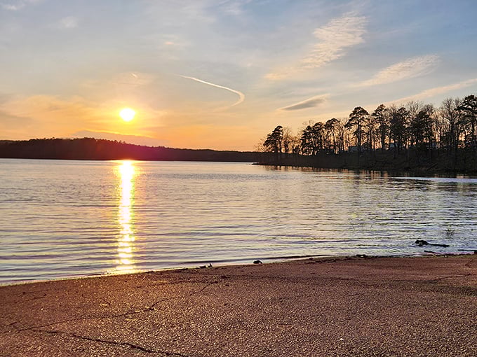 The bridge to tranquility. Walking this path feels like entering a different dimension where deadlines and emails don't exist.