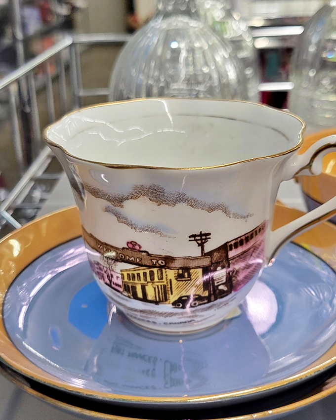 This delicate teacup tells stories of distant railways and afternoon socials&mdash;a porcelain time machine available for less than the price of a modern latte.