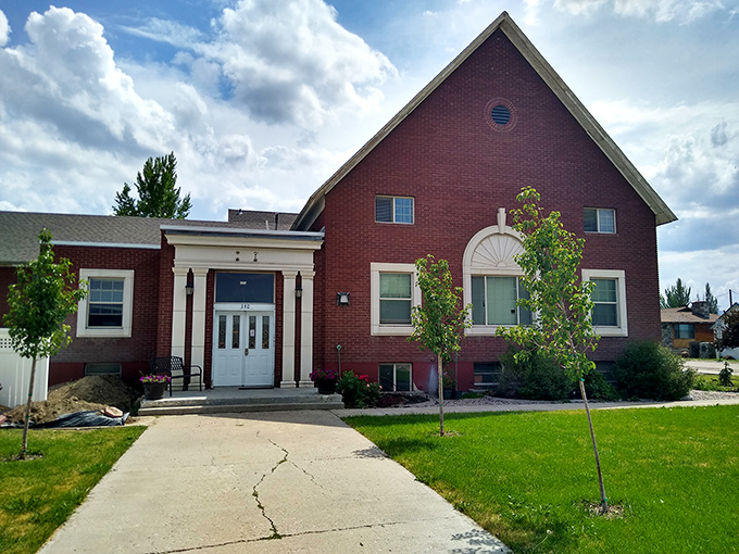 The historic Brick Hall stands as architectural reminder of Rockland's past, beautifully preserved for present and future generations.