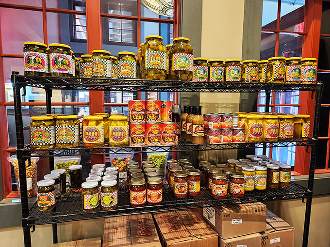 A rainbow of jarred delights awaits those who can't bear to leave empty-handed. These pickles and sauces let you recreate the magic at home.