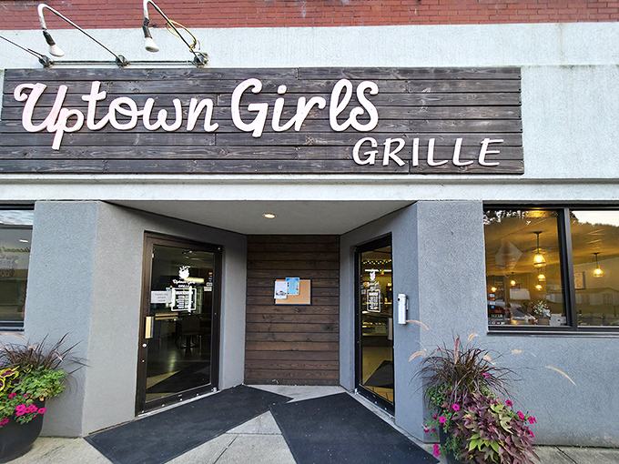 Uptown Girls Grille welcomes diners with a modern-rustic vibe, where locals gather for good food and the kind of conversation that's becoming a lost art.