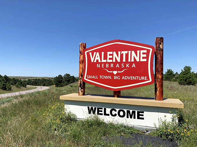 "Small Town, Big Adventure" isn't just Valentine's slogan&mdash;it's the perfect summary of what awaits beyond this welcoming sign.