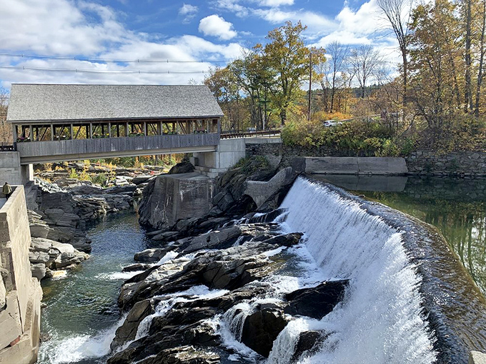 Nature and architecture in perfect harmony&mdash;the waterfall view that turns first-time visitors into lifelong regulars.