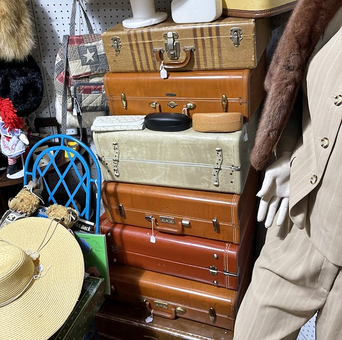 Vintage luggage that traveled when flying was glamorous. These suitcases have stories that would make your Instagram travel posts look boring.