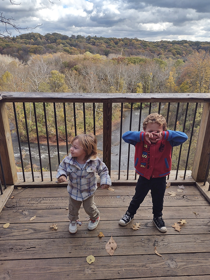 The observation deck offers the perfect stage for childhood wonder. Some views are best appreciated through the eyes of the next generation.