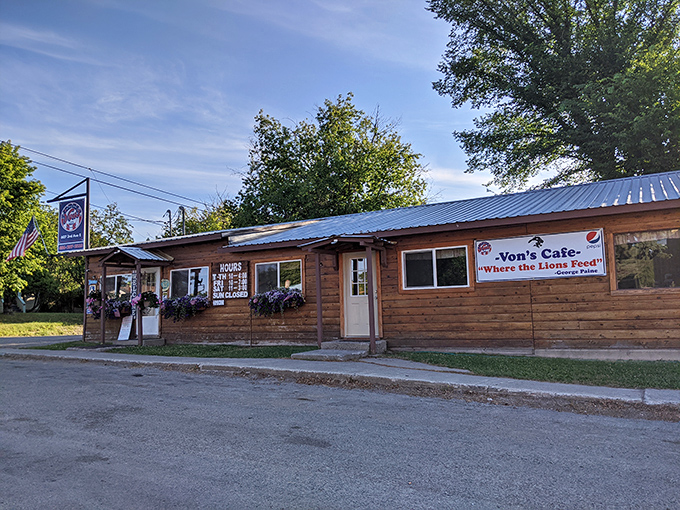 Von's Cafe proudly announces "Where the Locals Eat"&mdash;and in small-town Montana, that's the only recommendation you need.