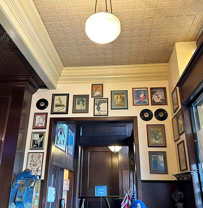 Vintage posters and vinyl records adorn the walls &ndash; a visual amuse-bouche before the main event that awaits beyond those doors.