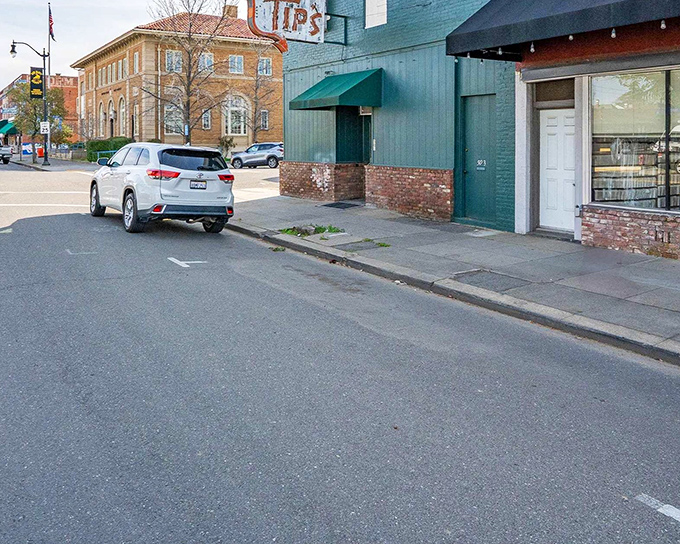 The stately Tehama County Courthouse anchors downtown Red Bluff, its classical architecture a reminder of the city's role as a regional hub since 1856.