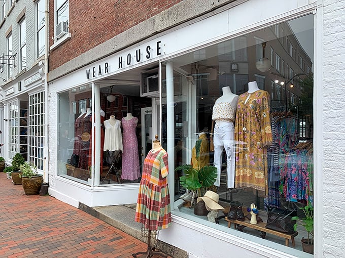 Wear House showcases the independent boutique spirit that makes Portsmouth shopping an actual adventure rather than mall torture.