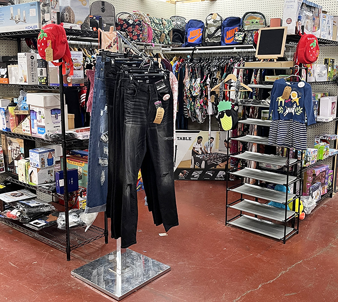 Fashion finds for every style &ndash; where vintage denim hangs alongside contemporary pieces, proving good taste transcends decades.