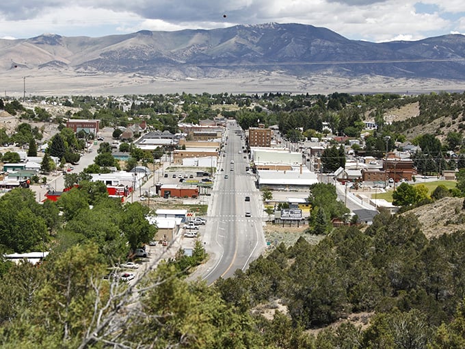 From above, Ely reveals itself as a perfect grid of human determination surrounded by nature's magnificent indifference to our need for straight lines.