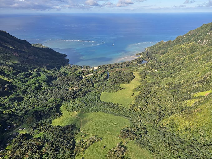 The ahupuaʻa system revealed from above&mdash;mountain to sea in one breathtaking aerial view. Ancient Hawaiians knew a thing or two about prime real estate.